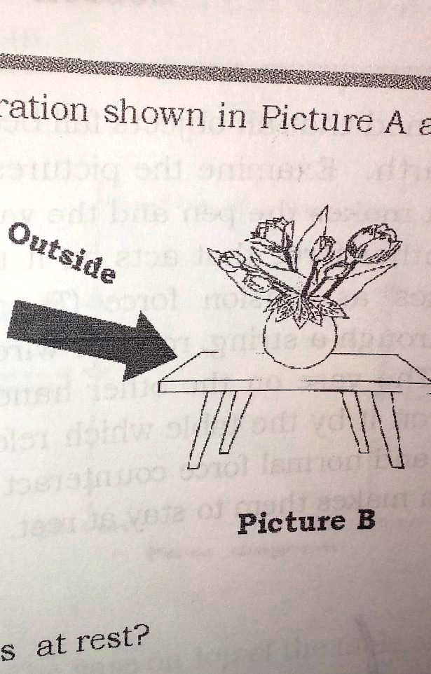 SOLVED: Which picture shows that the object is at rest? Which picture ...