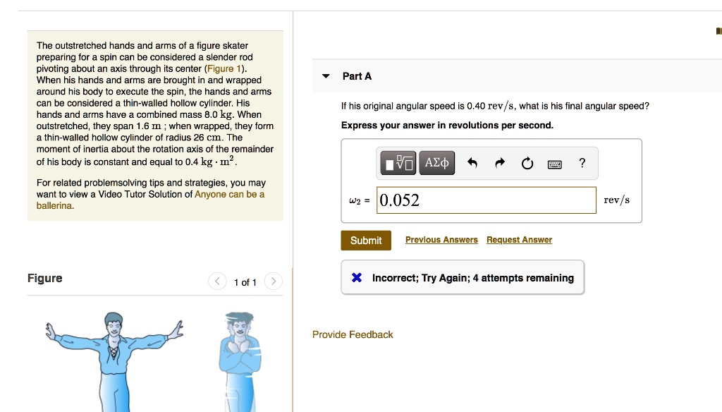 SOLVED: The outstretched hands and arms of figure skater preparing for ...