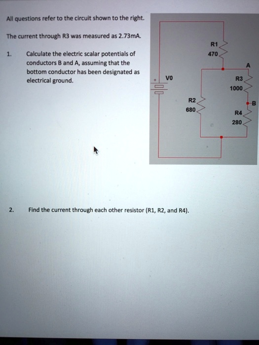 All Questions Refer To The Circuit Shown To The Right The Current