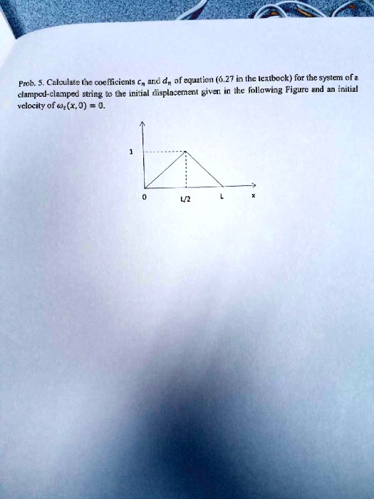 SOLVED: Prob.5. Calculate the coefficients cn and d of equation 6.27 in the textbook for the ...