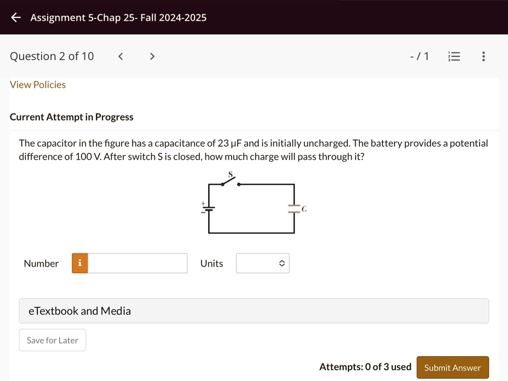 assignment 5 chap 25 fall 2024 2025 question 2 of 10 view policies current attempt in progress ...