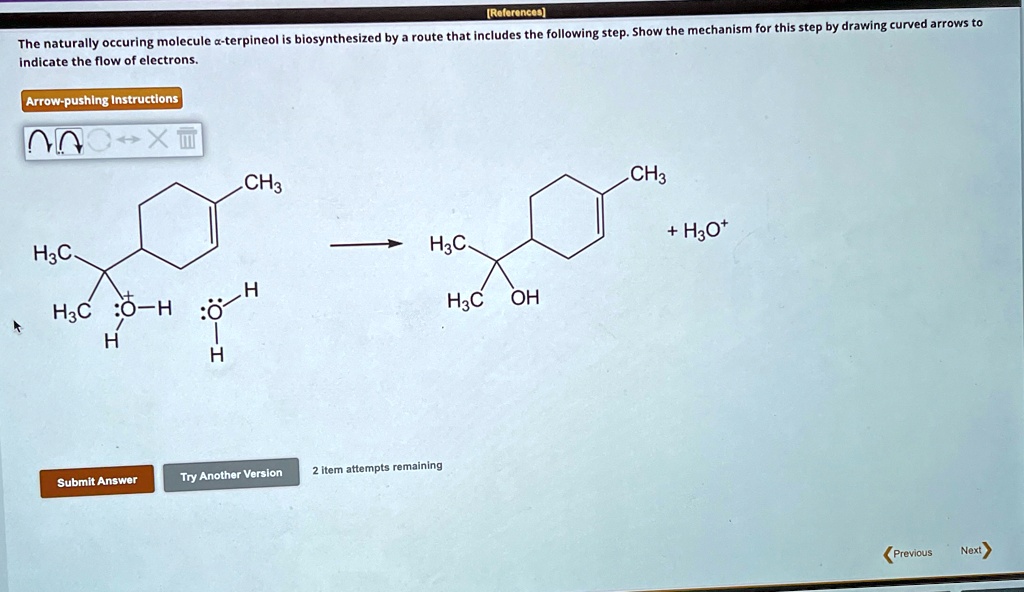 the naturally occuring molecule alpha terpineol is biosynthesized by a ...