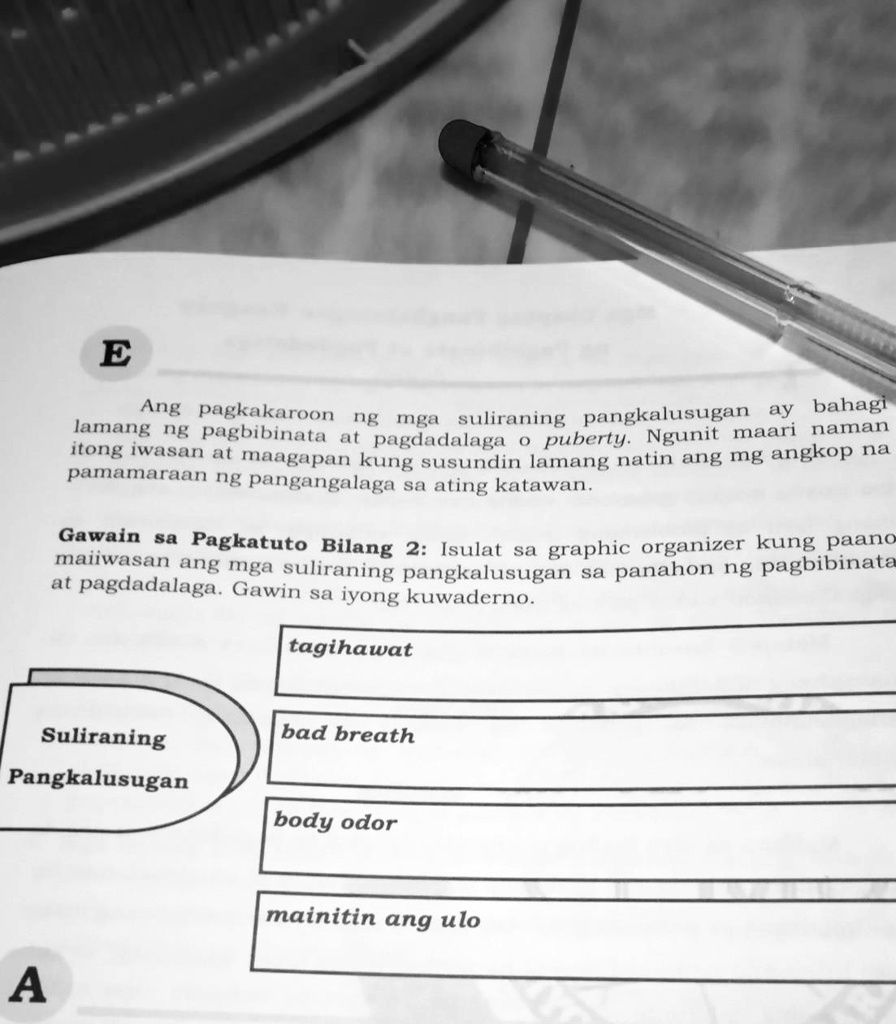 SOLVED: EAng pagkakaroon ng mga suliraning pangkalusugan ay bahaslamang ...