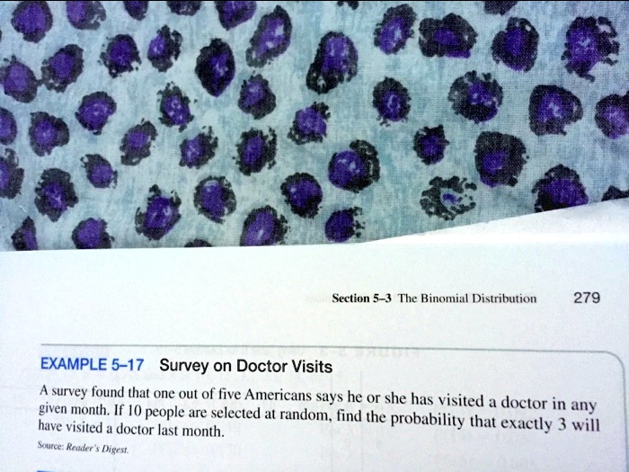 SOLVED: Section 5: The Binomial Distribution EXAMPLE 5-17: Survey on ...