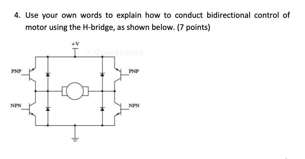 SOLVED: 4. Use your own words to explain how to conduct bidirectional ...
