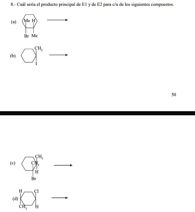 SOLVED: 8- Cual seria el producto principal de El y de E2 para clu de ...