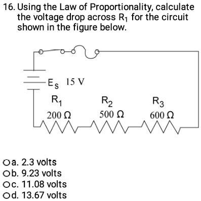 VIDEO solution: Using the Law of Proportionality, calculate the voltage drop across R for the ...