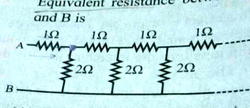 SOLVED: 'iii) In the following circuit diagram, an infinite series of ...
