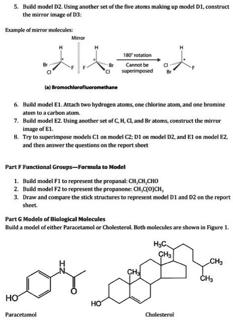 SOLVED:Bulld model DZ , Using another set of the five atoms making up model DL, construct the ...