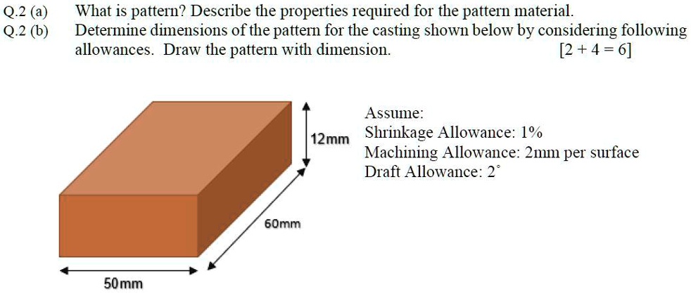 SOLVED: Q.2(a) Q.2(b) What is a pattern? Describe the properties ...