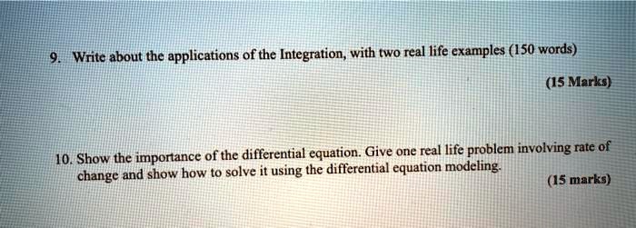 [GET ANSWER] write about the applications of the integration with two ...