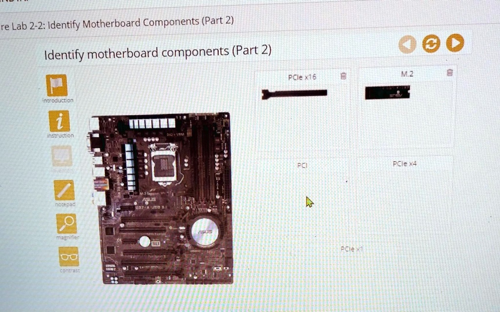 Texts: Diagram and Remove Cable Inside a Computer Re: Lab 2-2: Identify Motherboard Components ...