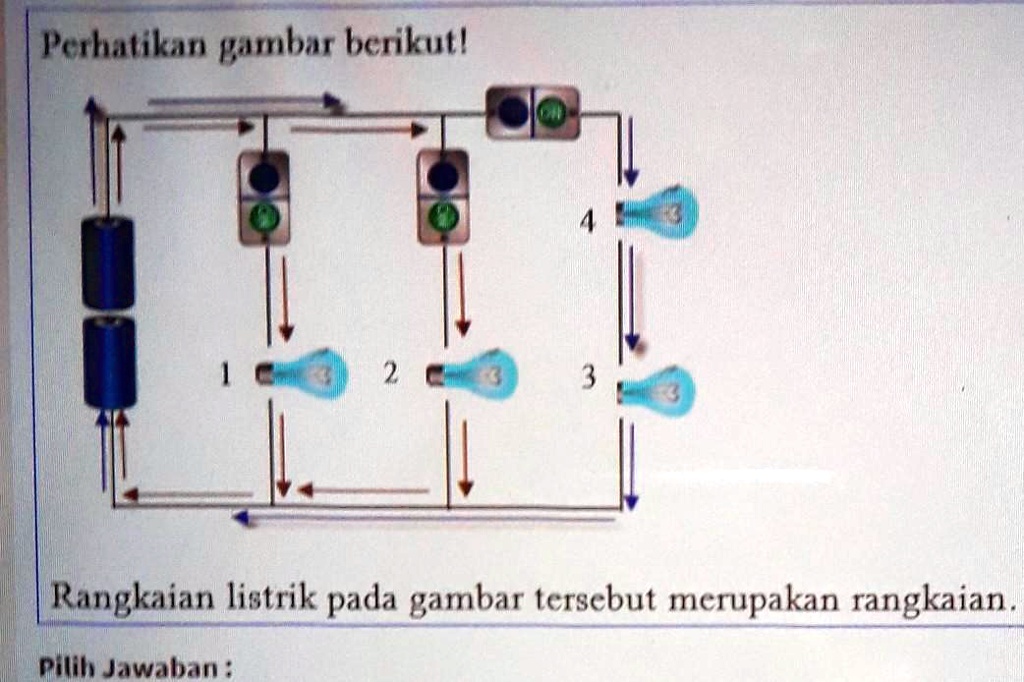 SOLVED: tlong cepat dijawab Pcthatikan gambar berikutl Rangkaian ... SOLVED: tlong cepat dijawab Pcthatikan gambar berikutl Rangkaian ...