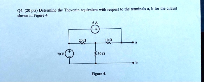 SOLVED: Determine the Thevenin equivalent with respect to the terminals ... SOLVED: Determine the Thevenin equivalent with respect to the terminals ...