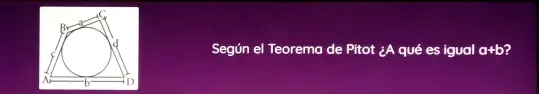 SOLVED: SegÃºn el Teorema de Pitot, Â¿a quÃ© es igual a tb?