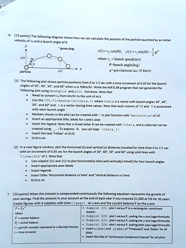 SOLVED: Matlab programming help me. Make a code. 9 [15 points] The following diagram shows how ...