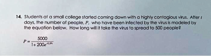 Students at a small college started coming down with a highly ...
