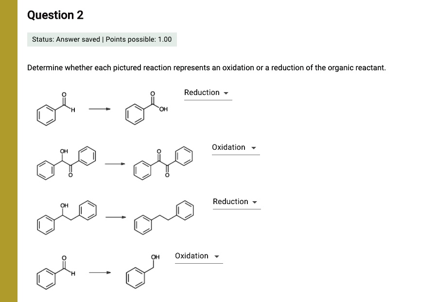 SOLVED: Question 2 Status: Answer saved Points possible: Determine ... SOLVED: Question 2 Status: Answer saved Points possible: Determine ...