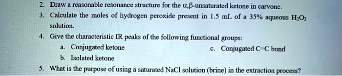 SOLVED: Draw reasonable resonance structures for the p-unsaturated ...