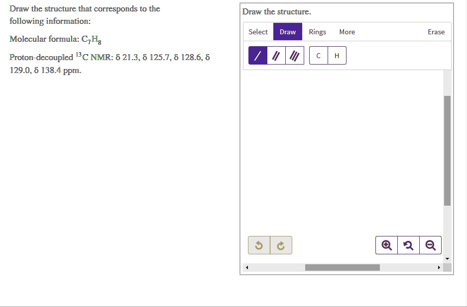 SOLVED: Draw the structure that corresponds to the following ...
