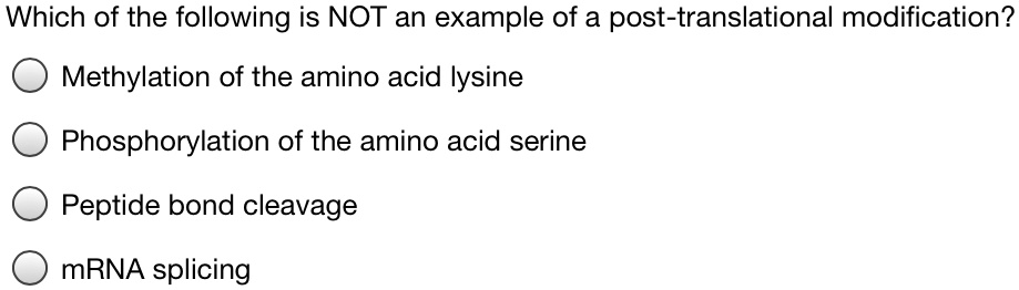 SOLVED: Which of the following is NOT an example of a post ...