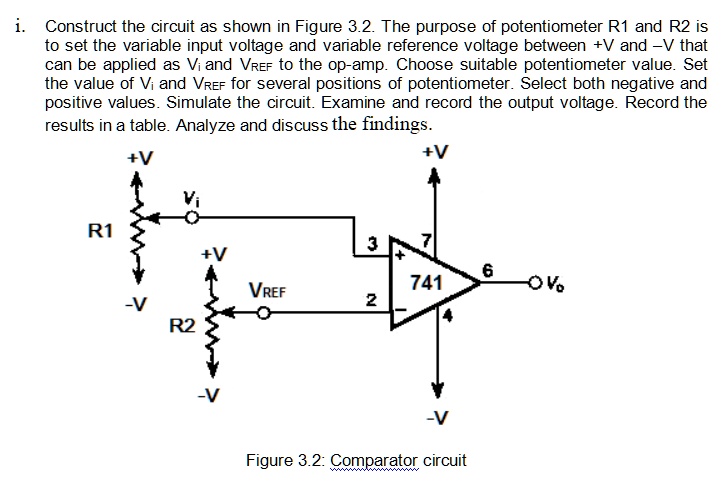 1. Construct the circuit as shown in Figure 3.2. The purpose of ...