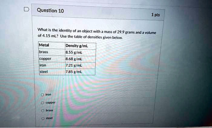 question 10 1pts what is the identity of an object with j mass of 299 ... question 10 1pts what is the identity of an object with j mass of 299 ...