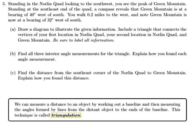 5. Standing in the Norlin Quad looking to the southwest, you see the ...