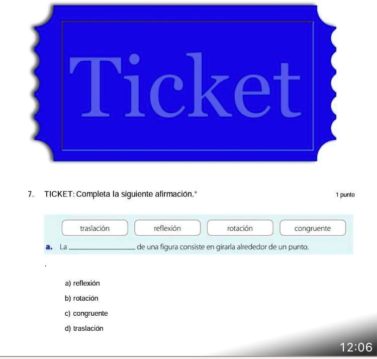 SOLVED: Si te la sabes te doy 5 puntos Ticket TICKET: Completa la ...