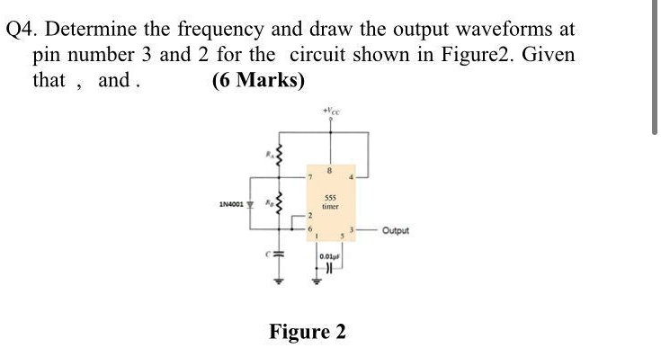 SOLVED: Q4. Determine the frequency and draw the output waveforms at ... SOLVED: Q4. Determine the frequency and draw the output waveforms at ...