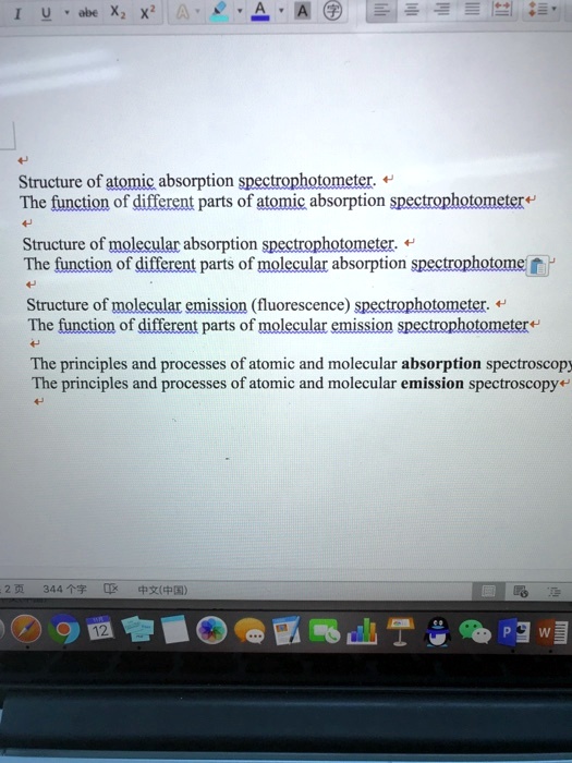 SOLVED: Structure of atomic absorption spectrophotometer: The function ...
