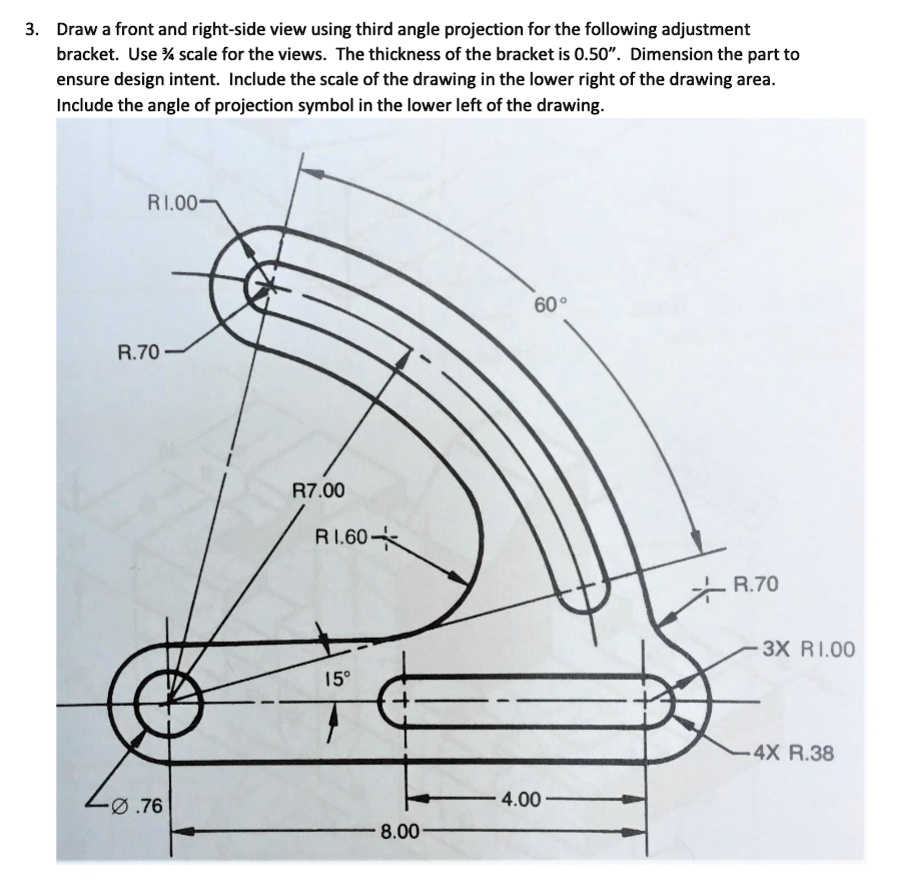 SOLVED: Wrong radius callout size for the curved slot. The picture ...