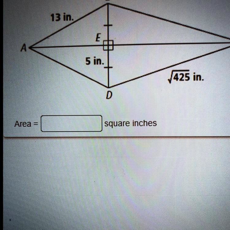SOLVED: "The diagram shows Pete's plans for a kite, with vertices ABCD ...