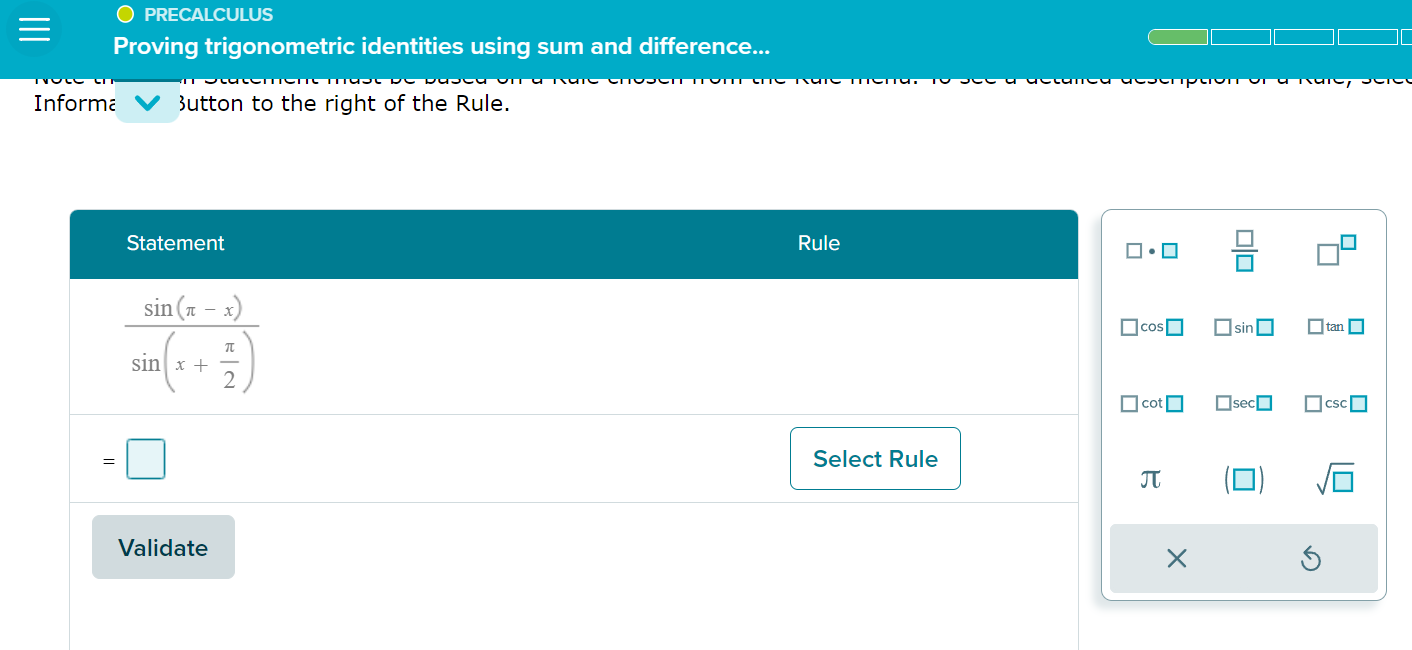 SOLVED: PRECALCULUS Proving trigonometric identities using sum and ...