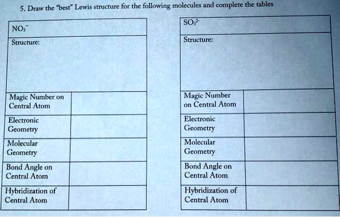 Draw Thc Best Lewis Structure For Thc Following Molecules And