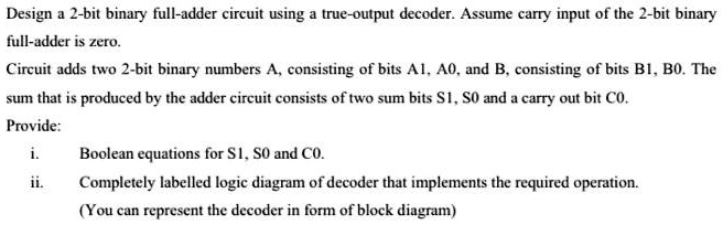 SOLVED: Please read the question carefully and attempt both parts according to the instructions ...