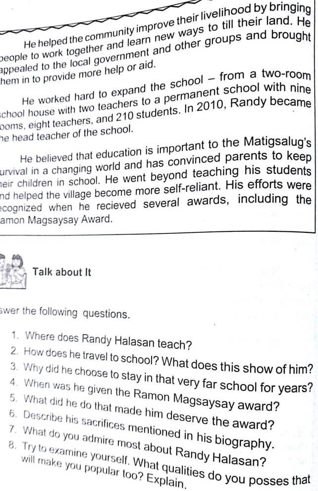 VIDEO solution: 1, 2, 3, 4, 5, 6, 7, 8? Yan po yung tanong. Livelihood ...