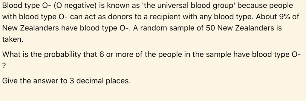 blood type o 0 negative is known as the universal blood group because ...