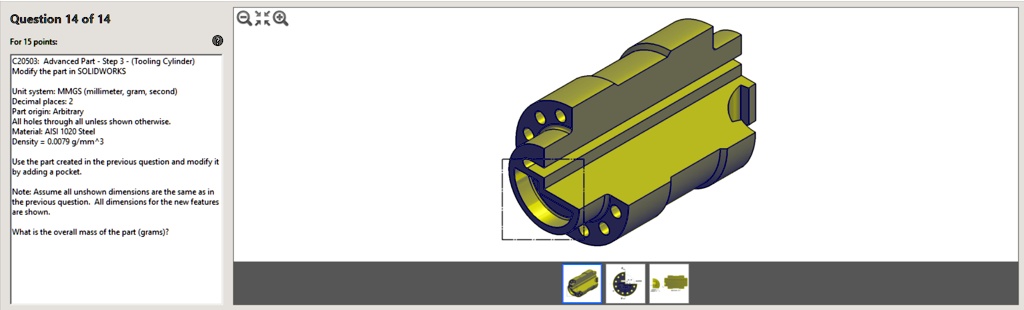 Question 14 of 14 For 15 points: C20503: Advanced Part - Step 3 ...