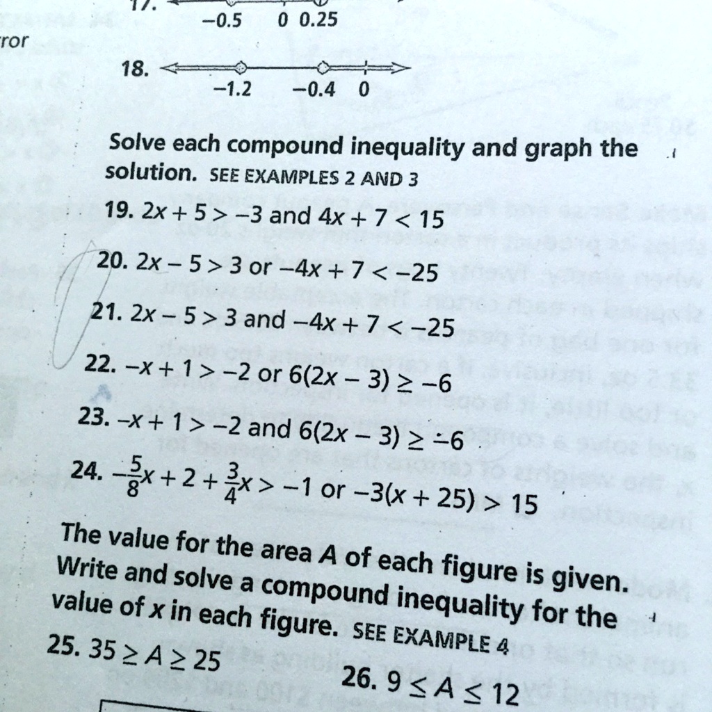 SOLVED: 'In compound inequalities what’s the difference between “and ...