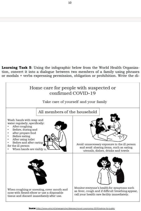 SOLVED: 'Report yung di matinong sagot Learning Task 5. Using the ...