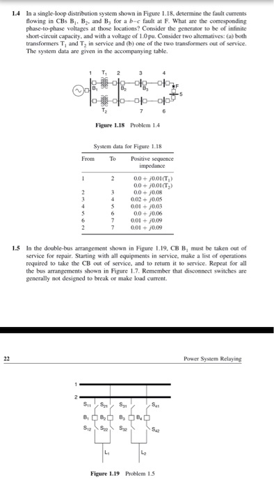 14 in a single loop distribution system shown in figure 118 determine ...