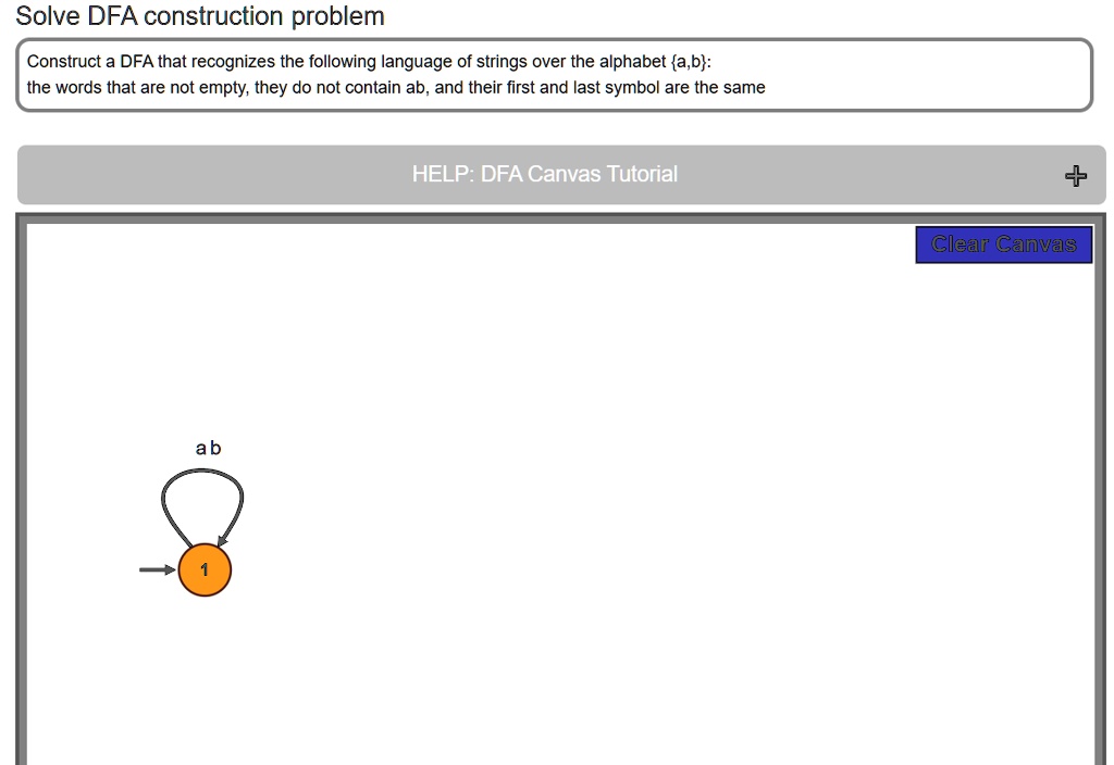 SOLVED: Solve DFA construction problem Construct DFA that recognizes ... SOLVED: Solve DFA construction problem Construct DFA that recognizes ...