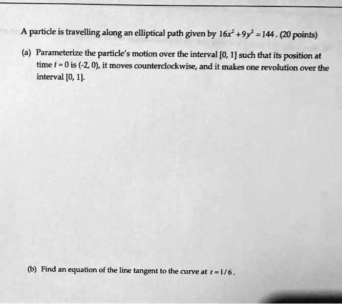 particle is travelling along an elliptical path given by i6r9y 144 20 ...