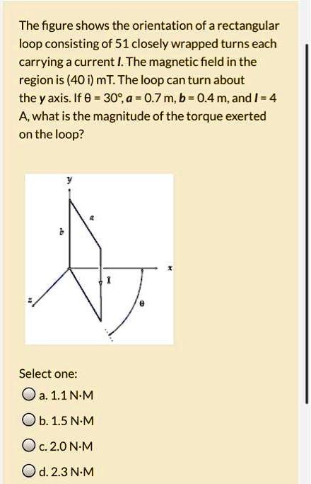 SOLVED:The figure shows the orientation of a rectangular loop consisting of 51 closely wrapped ...