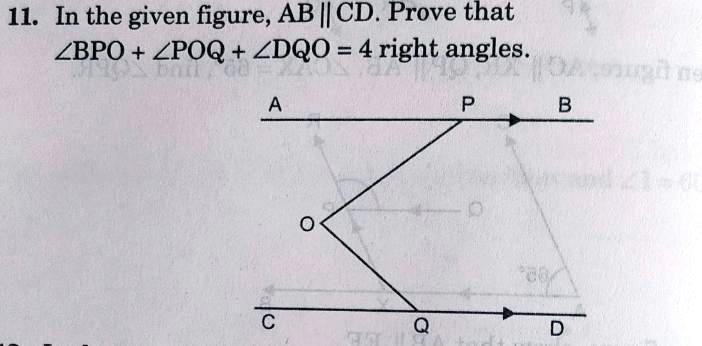 Solved In The Given Figure Ab Cd Prove That