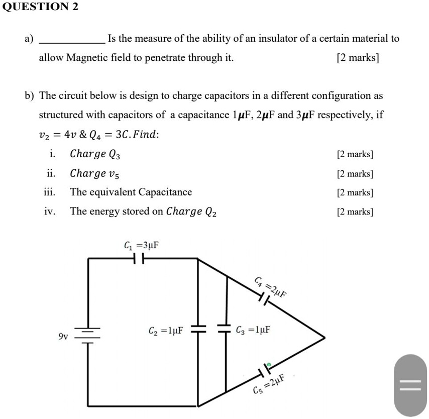 SOLVED: a) Is the measure of the ability of an insulator of a certain ...