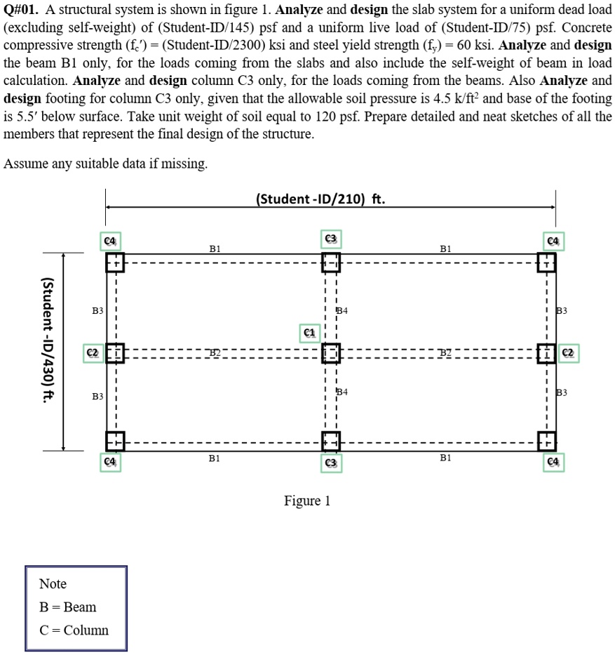 Subject plain and reinforcement concrete 1 student id 9536...