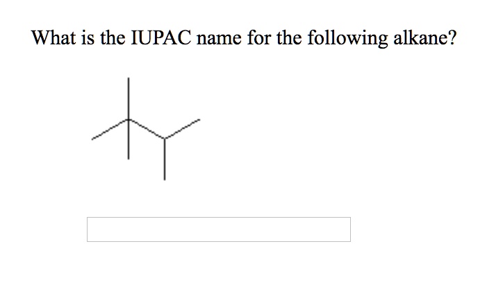what is the iupac name for the following alkane 62307