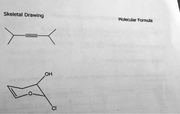 SOLVED: Skeletal Drawing Molecular Formula OH